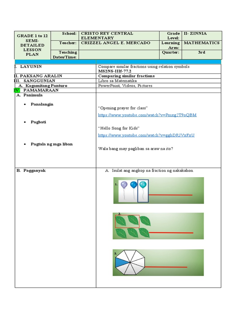 SDLP - Comparing Similar Fractions | PDF