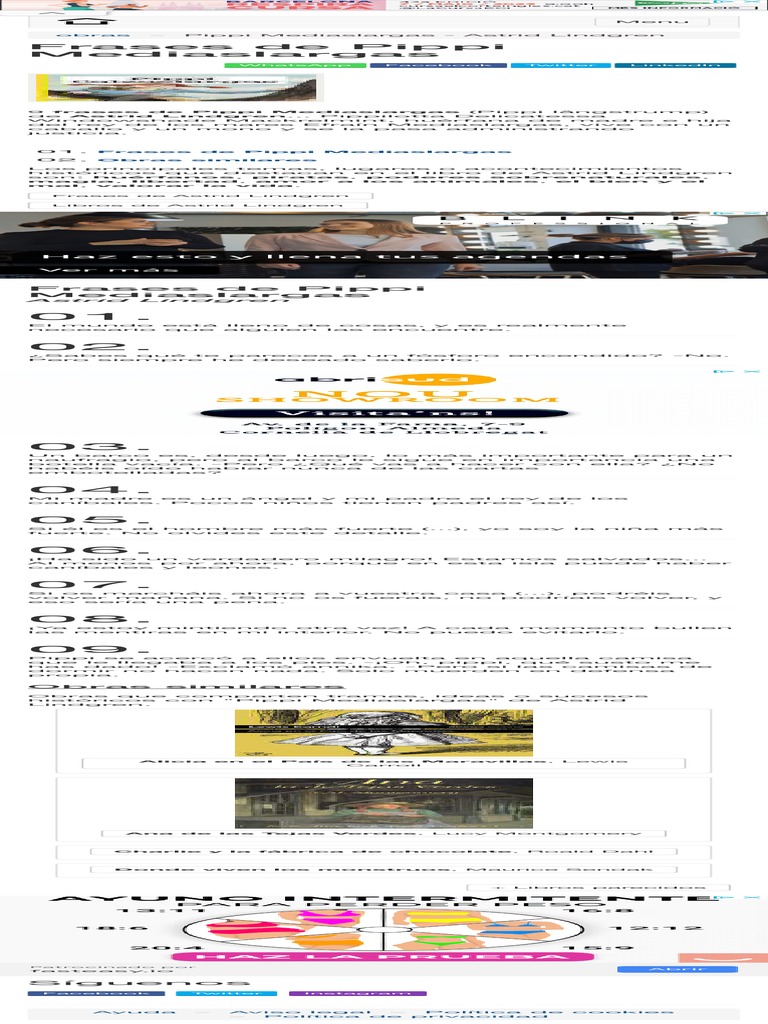 Frases de Pippi Mediaslargas | PDF