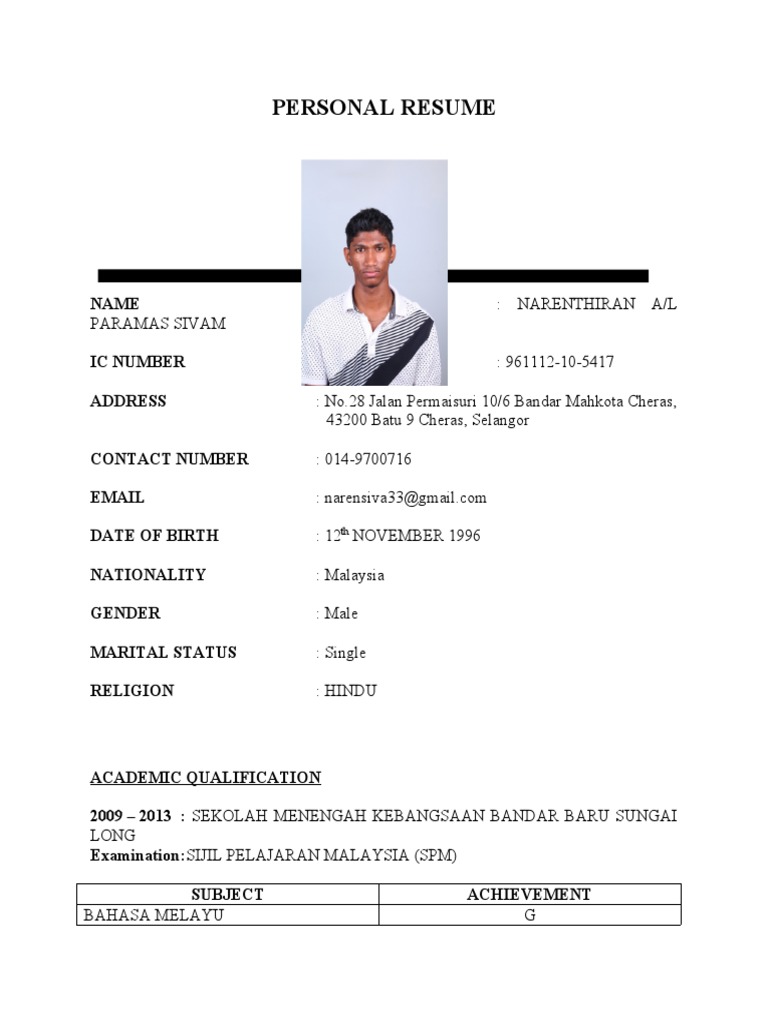 Resume Naren | PDF
