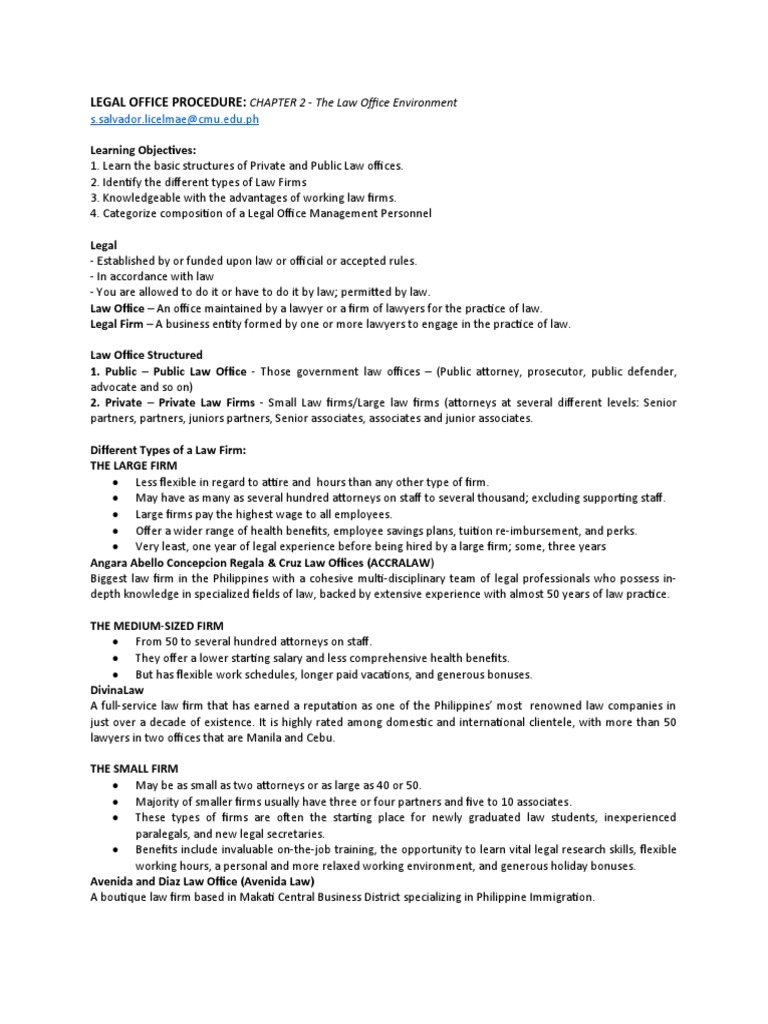 Legal Office Procedures | PDF | Supreme Court Of The United States ...