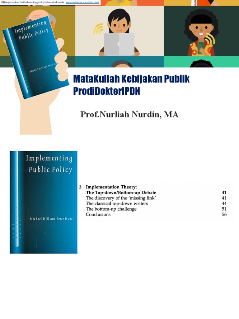 Chapter 3 (Implementing Public Policy) .En - Id | PDF