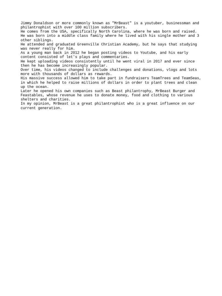 Mrbeast | PDF