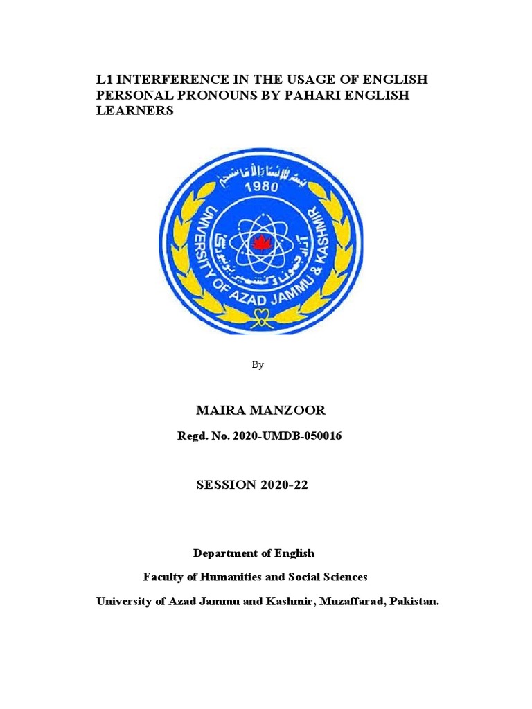 Synopsis Maira | PDF | Second Language Acquisition | English Language