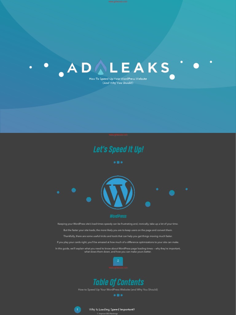 10-How To Speed Up Your WordPress Website (And Why You Should) PDF ... 10-How To Speed Up Your WordPress Website (And Why You Should) PDF ...