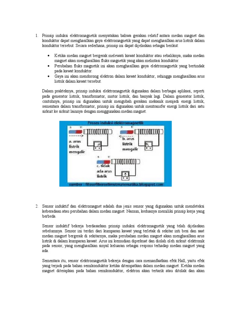 Sensor Mekanik dan Induktif | PDF | Sains & Matematika | Komputer