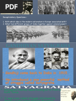 Mind Map - Nationalism in India | PDF | Mahatma Gandhi | Nonviolence