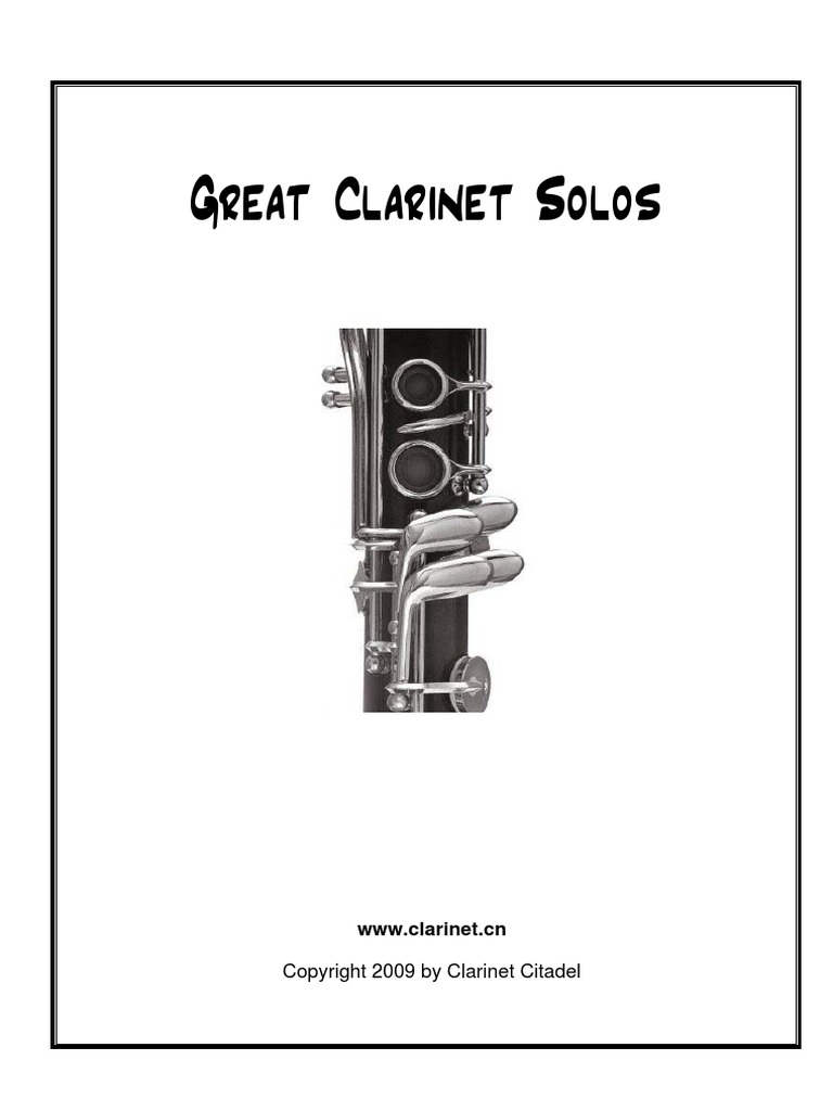 Sixty Great Clarinet Solos | PDF