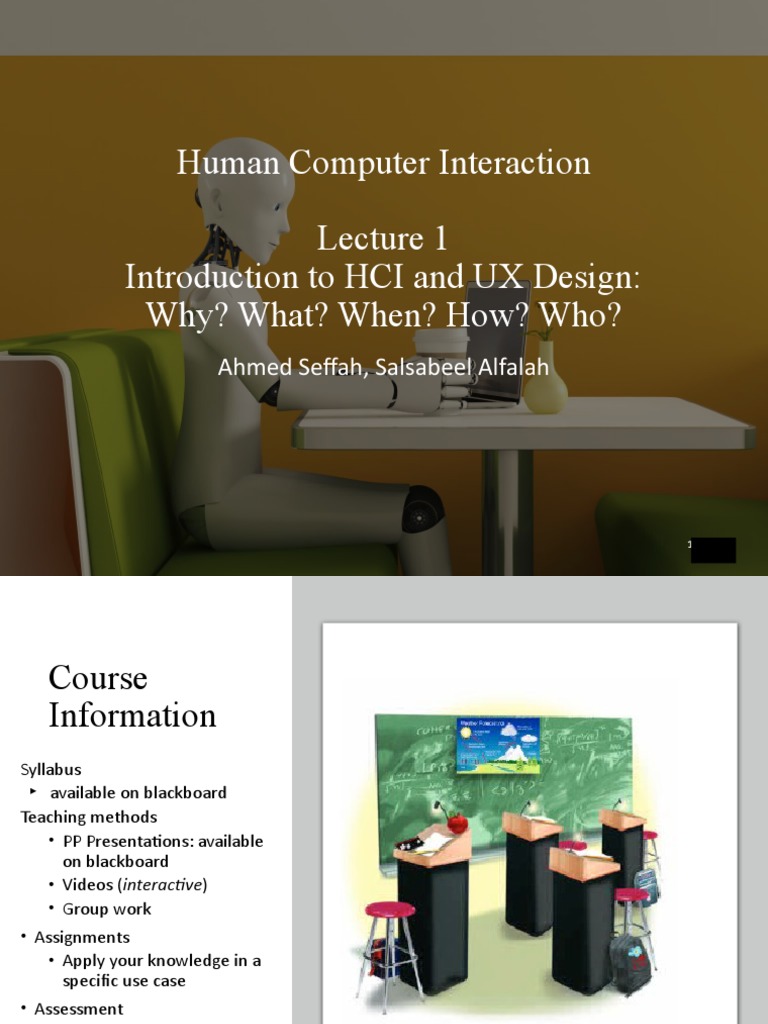 1.introduction To HCI and UX Design | PDF | Human–Computer Interaction ...