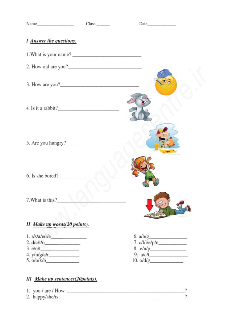 Hip Hip Hooray 1 - Midterm 1 - 3 | PDF