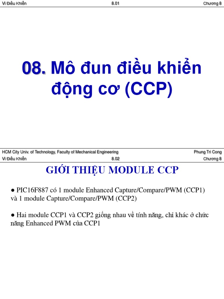 Ch.08 Dieu Khien Dong Co CCP | PDF