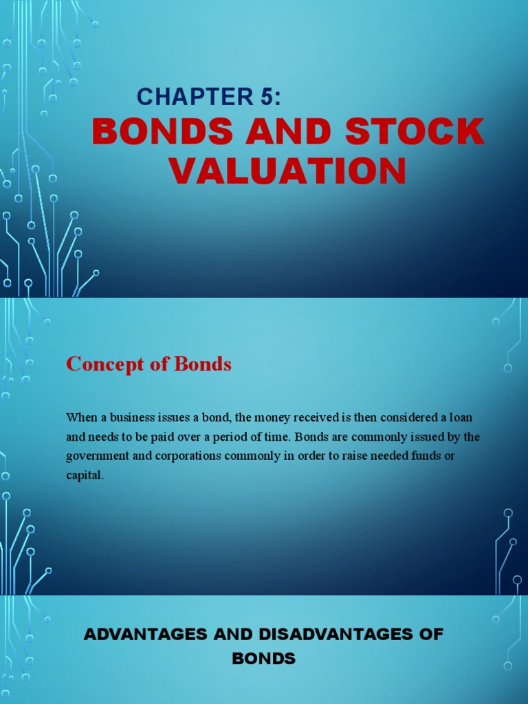 Chapter 5 Bonds and Stock Valuation | PDF | Bonds (Finance) | Yield (Finance)