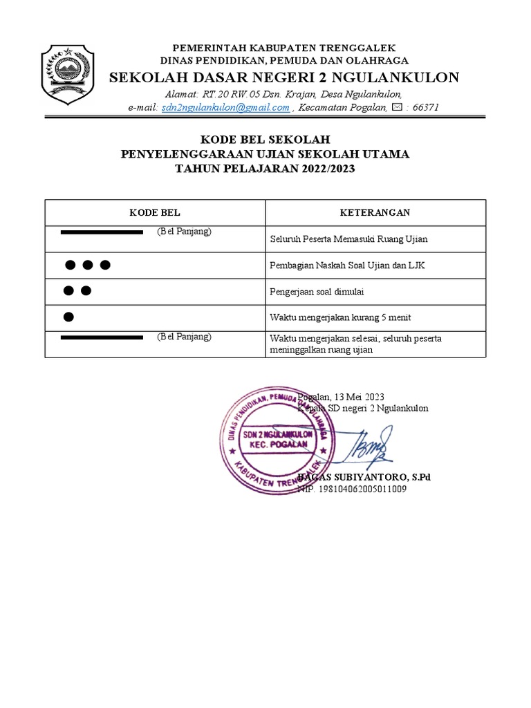 Kode Bel | PDF
