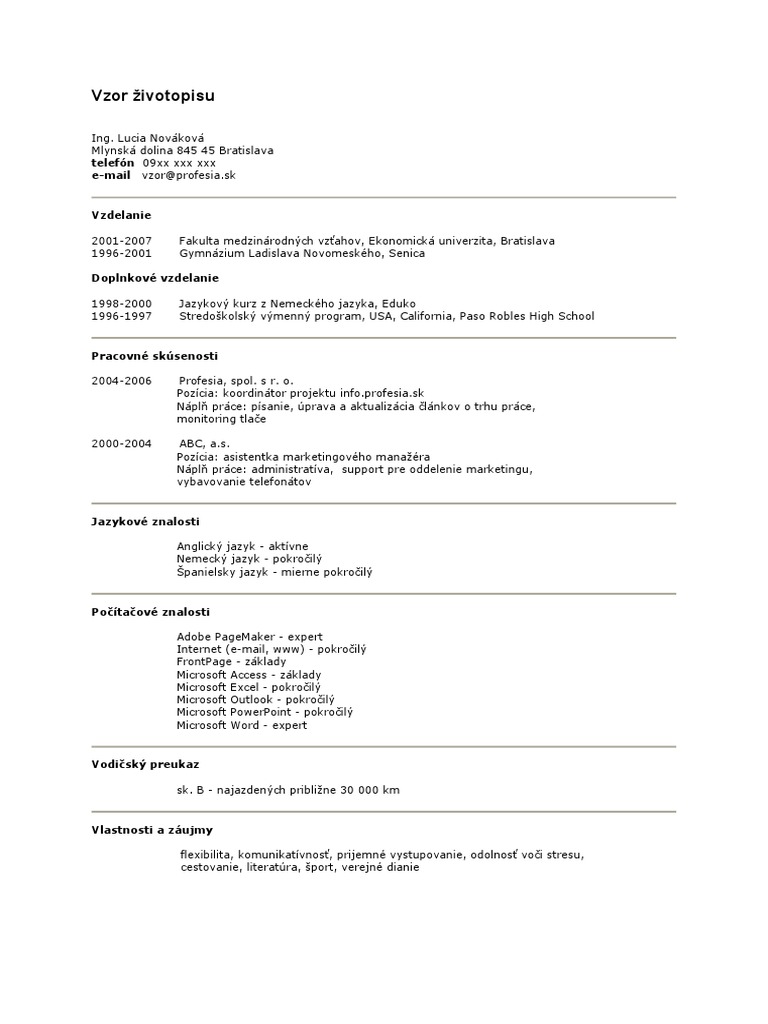 Vzor_zivotopisu.doc | PDF