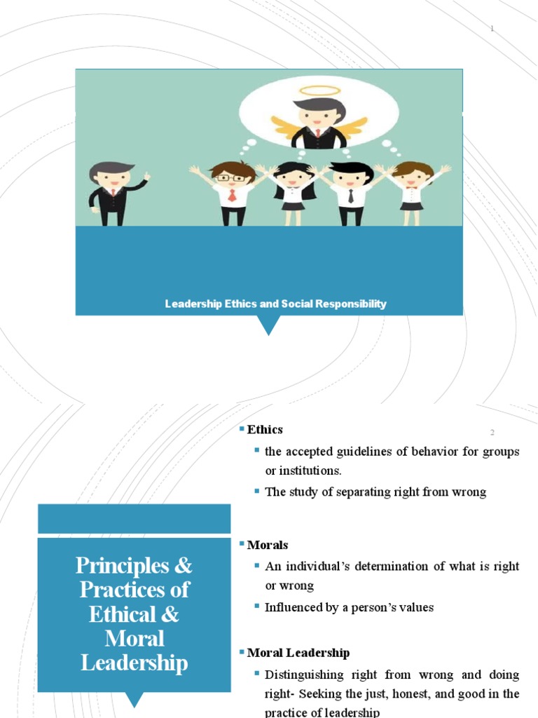 Unit 6 Leadership Ethics and Social Responsibility | PDF | Leadership ...