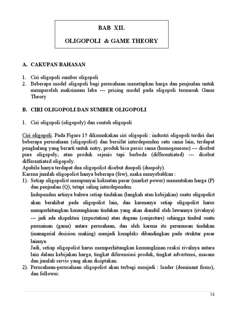 Bab XII XIII EKON. MIKRO | PDF