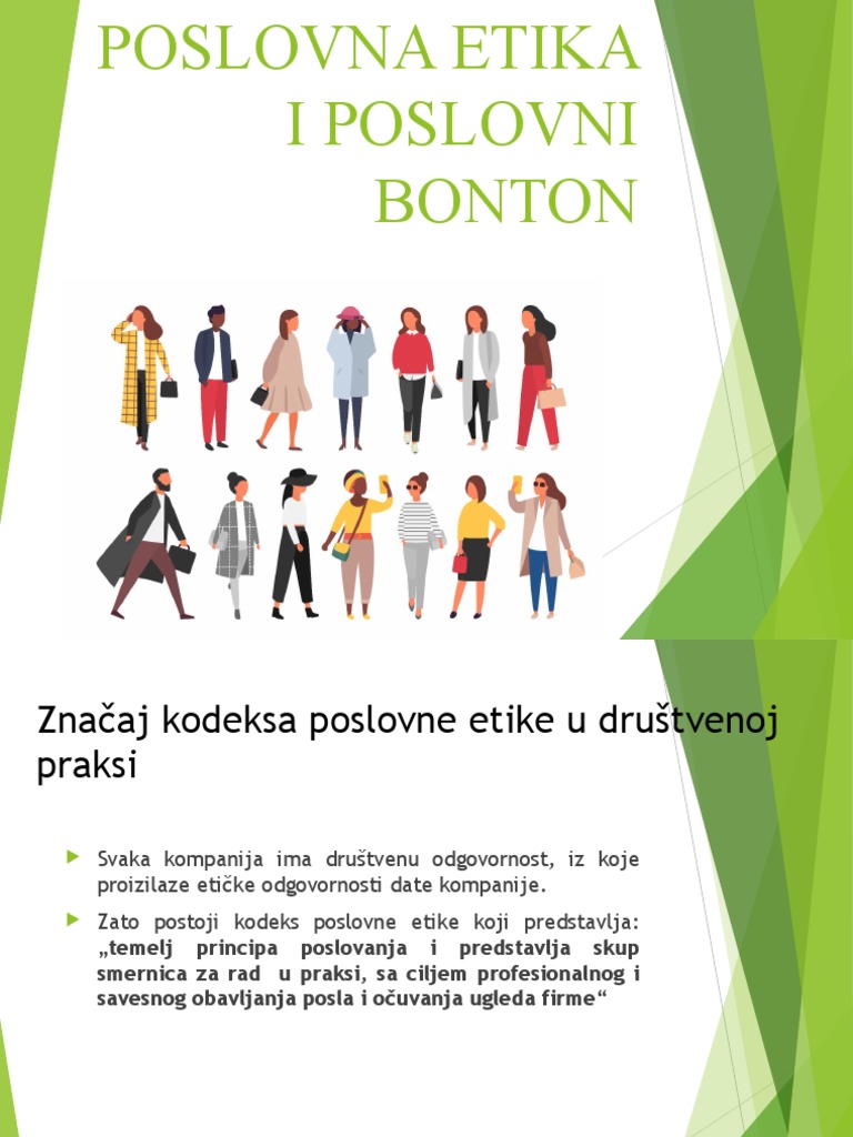 Poslovni Bonton Predavanja | PDF
