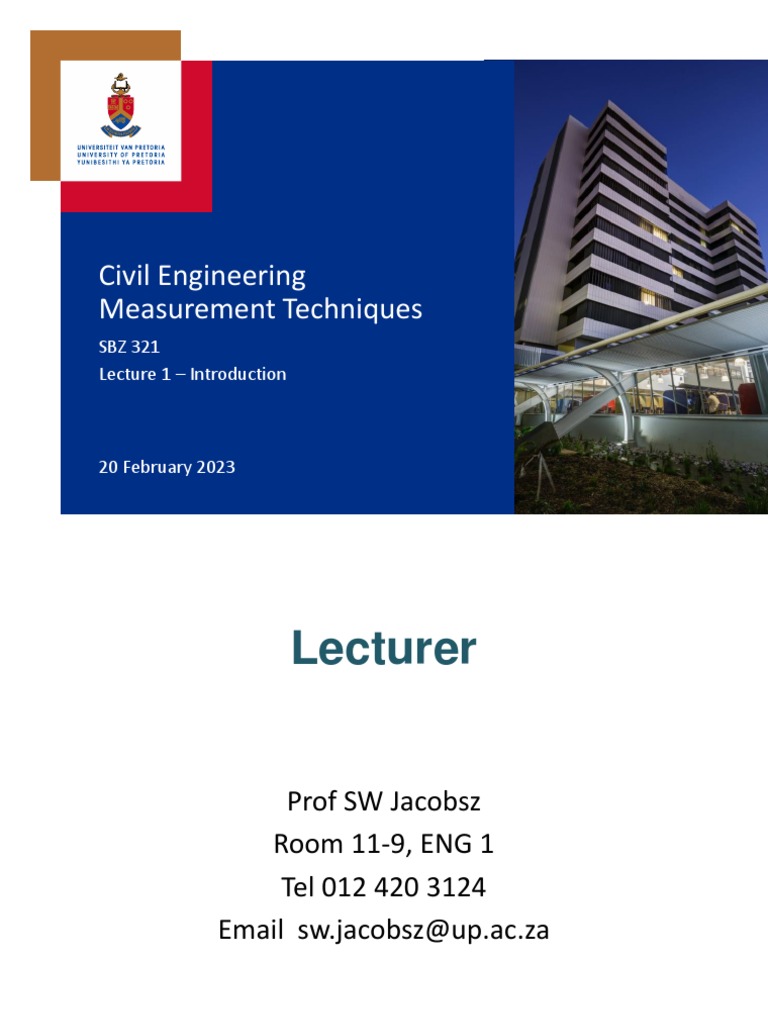 Civil Engineering Measurement Techniques: An Introduction to Measuring ...