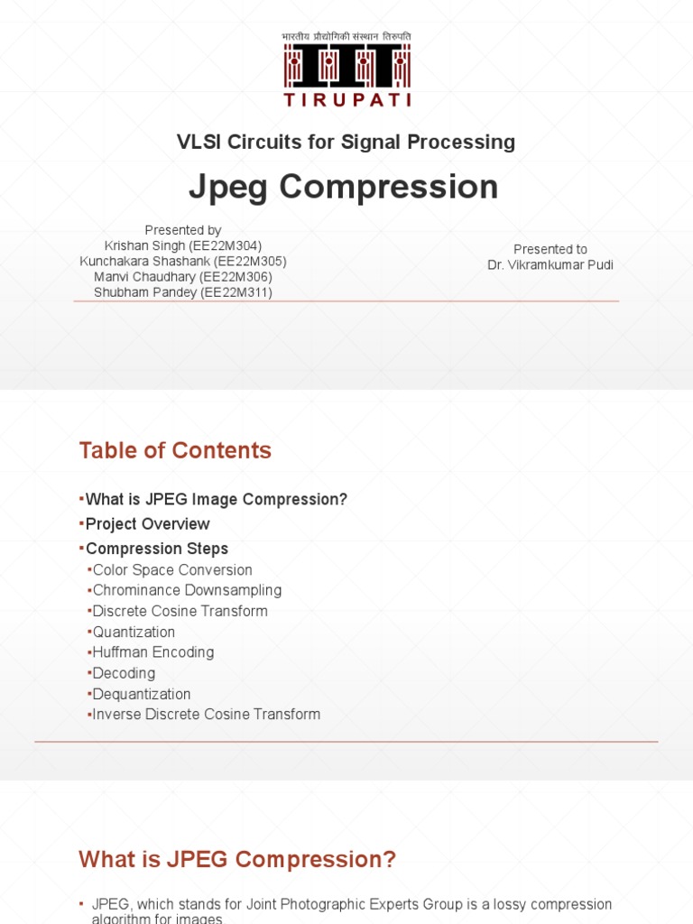 Jpeg Compression | PDF | Data Compression | Matrix (Mathematics)