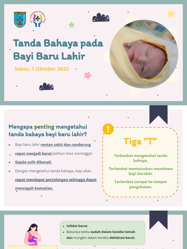 Kelas Ibu Hamil - Tanda Bahaya Bayi Baru Lahir PDF | PDF | Pengembangan Diri | Kesehatan Holistik