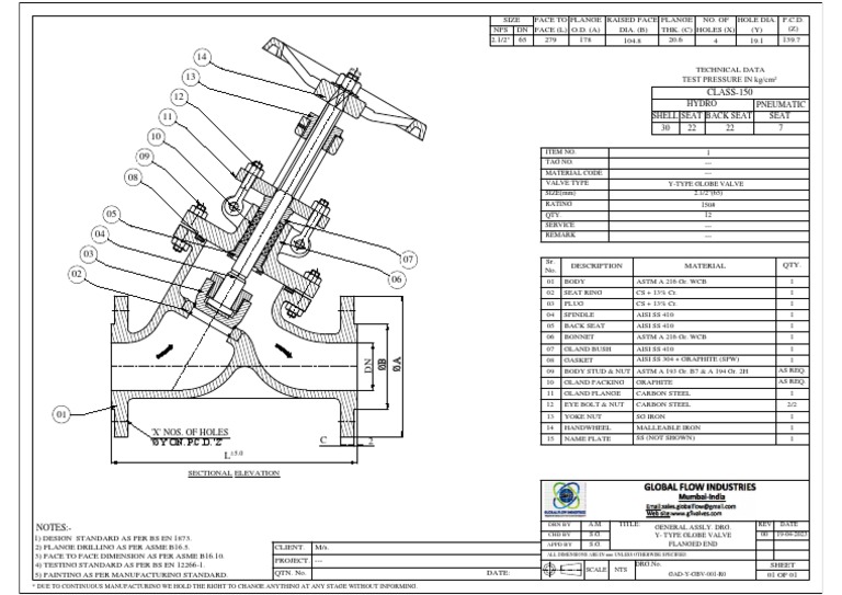 G.a.drawing - Y-Gbv - 001 PDF | PDF | Manufactured Goods | Industrial ...