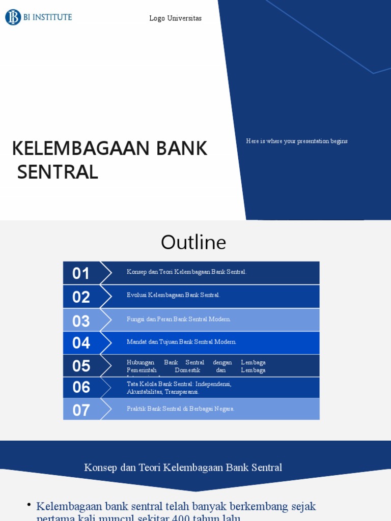 Kelembagaan Bank Sentral | PDF