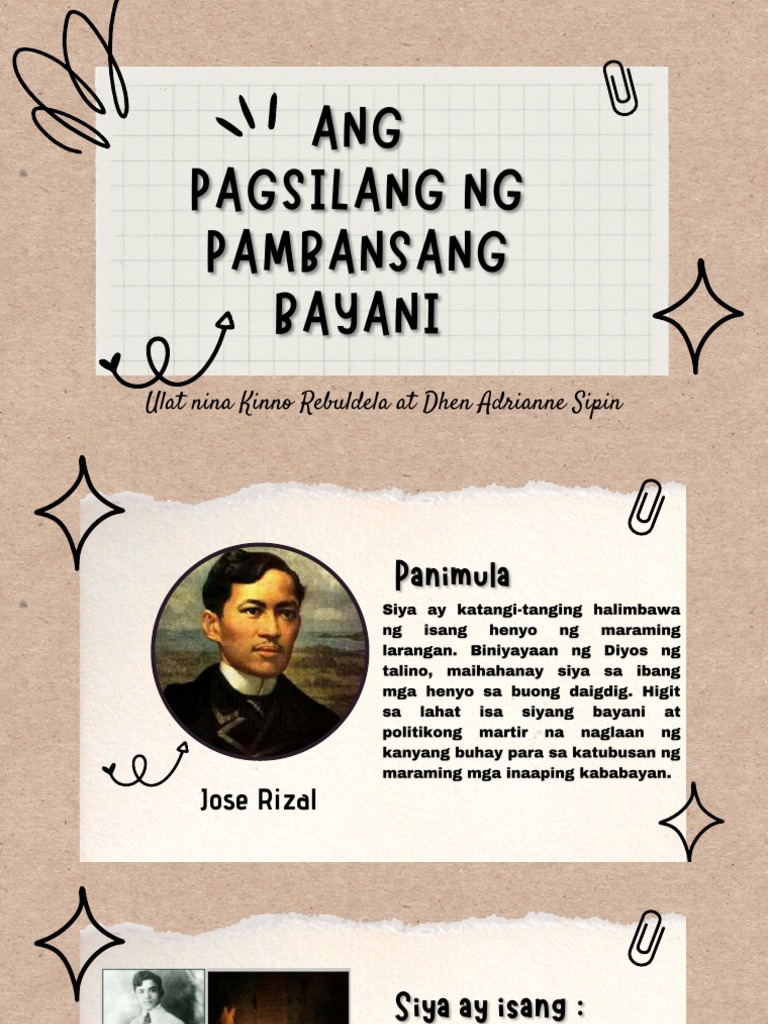 Rizal - Pagsilang NG Pambansang Bayani | PDF