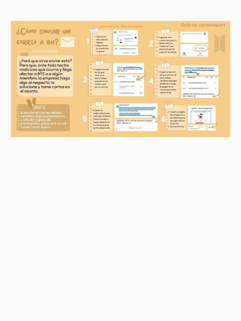 Send Email To Hybe Pdf