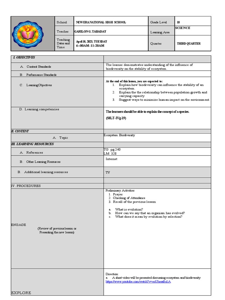 DLP TLE 7 September-20-2022-COT1 Nagales | PDF | Learning | Teachers
