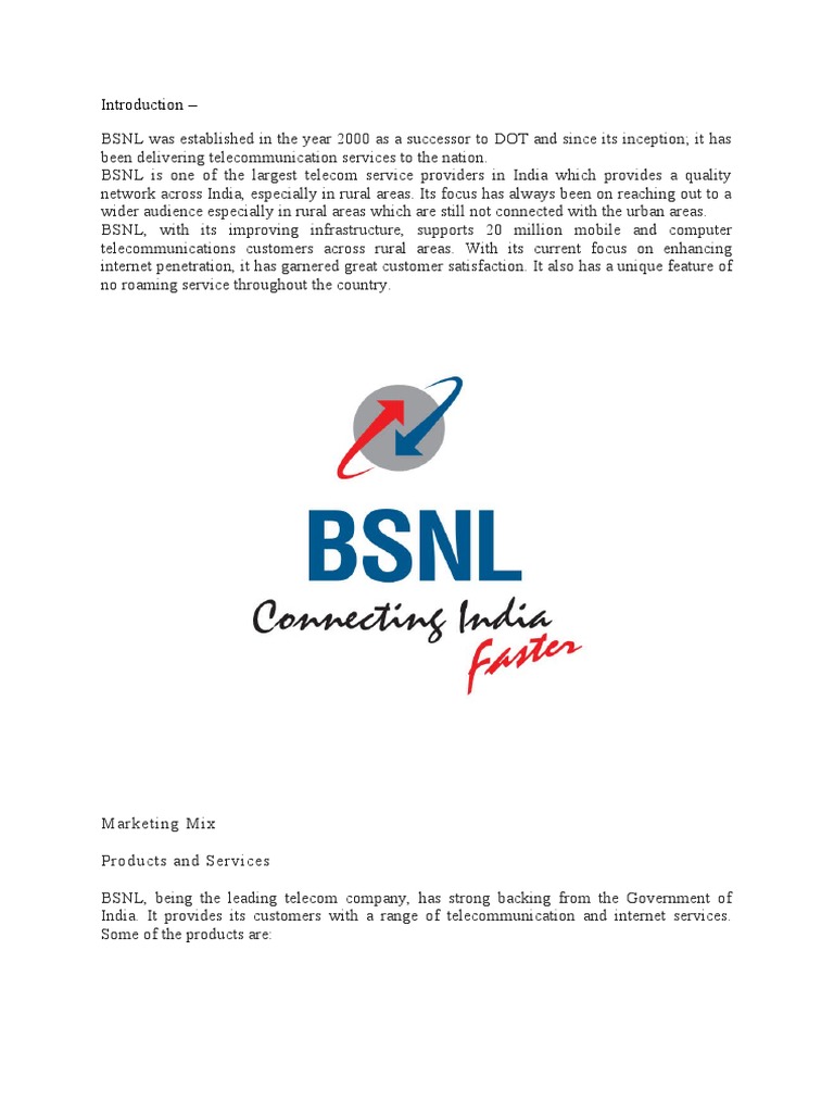 BSNL | PDF | Pricing | Fiber To The X
