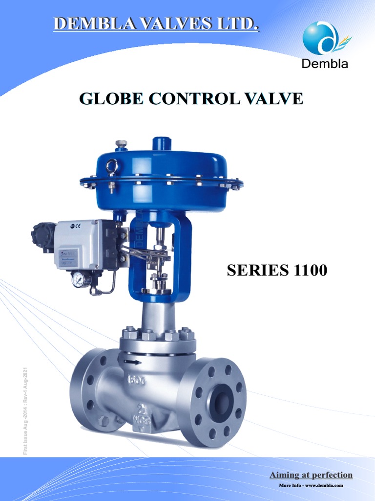 Dembla Globe Control Valve Brochure | PDF | Valve | Building Materials