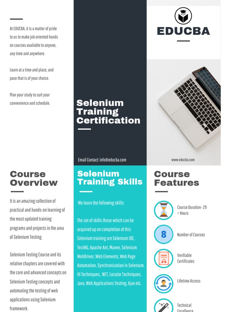 Selenium Training Certification | PDF | Selenium (Software) | World ...