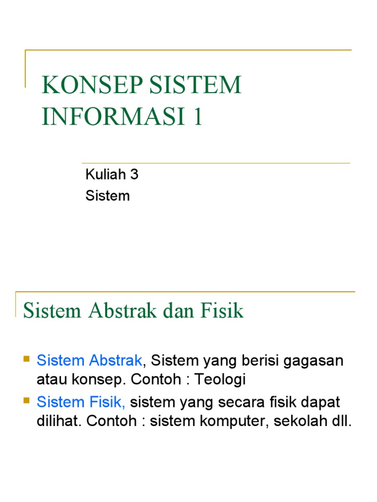 Contoh Sistem Deterministik dan Probabilistik | PDF | Komputer