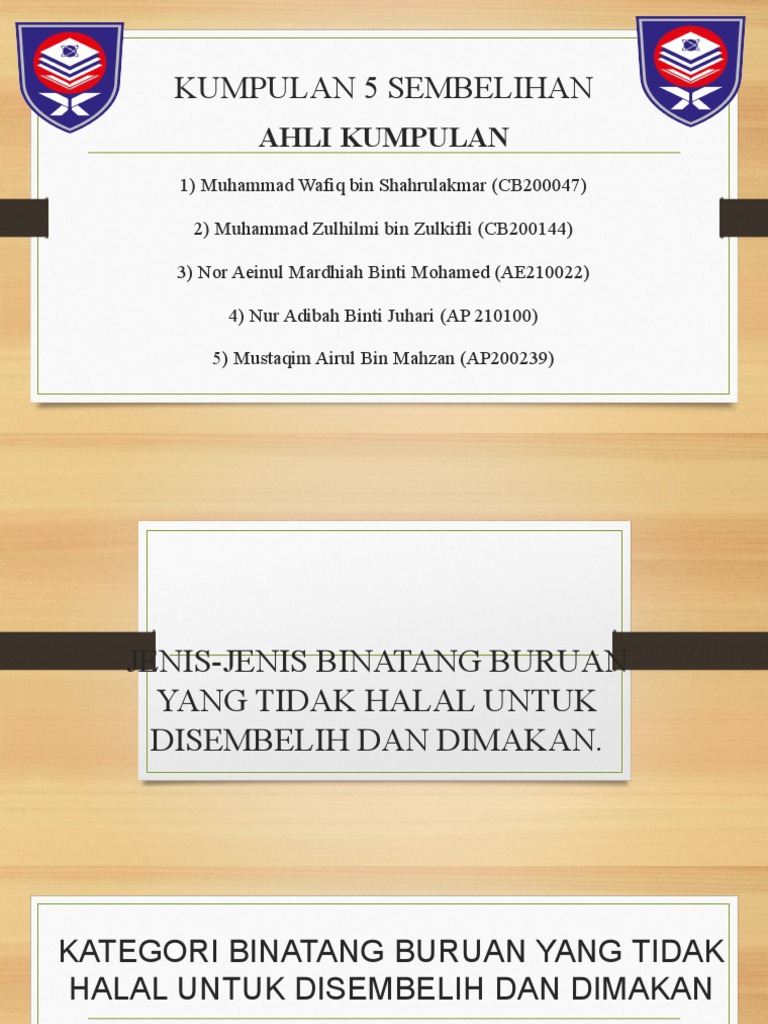 Kumpulan 5 Sembelihan | PDF