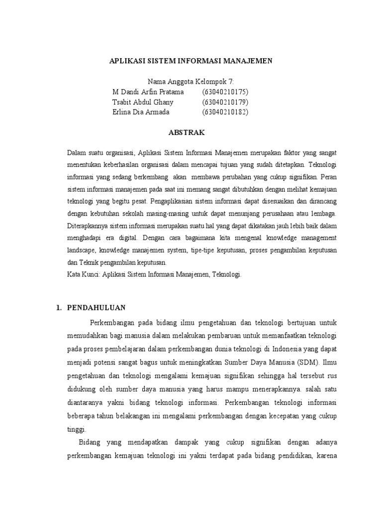 Kel 7 Aplikasi SIM | PDF