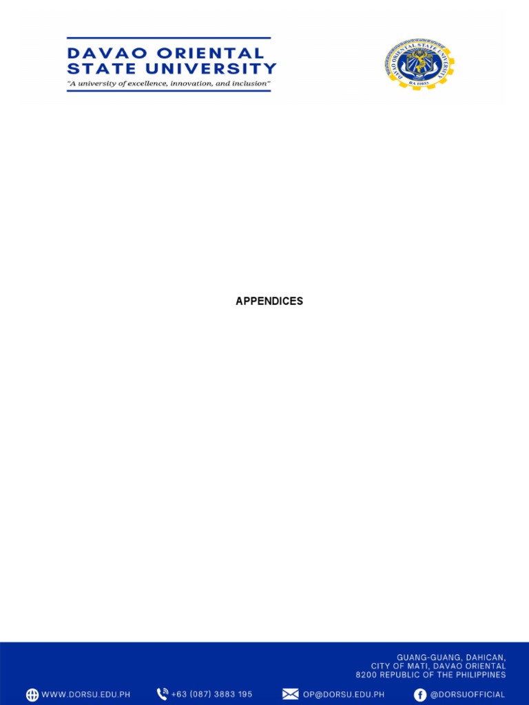 Edited All Appendices | PDF Edited All Appendices | PDF