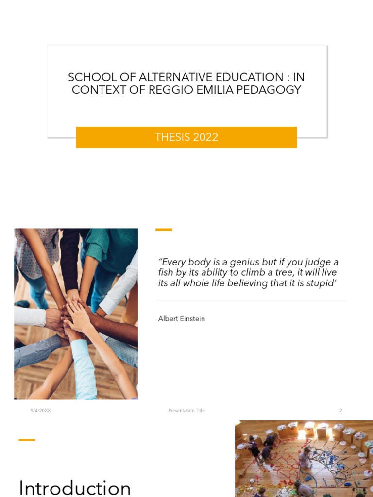 Reggio Emilia Pedagogy in Alternative Education | PDF | Art