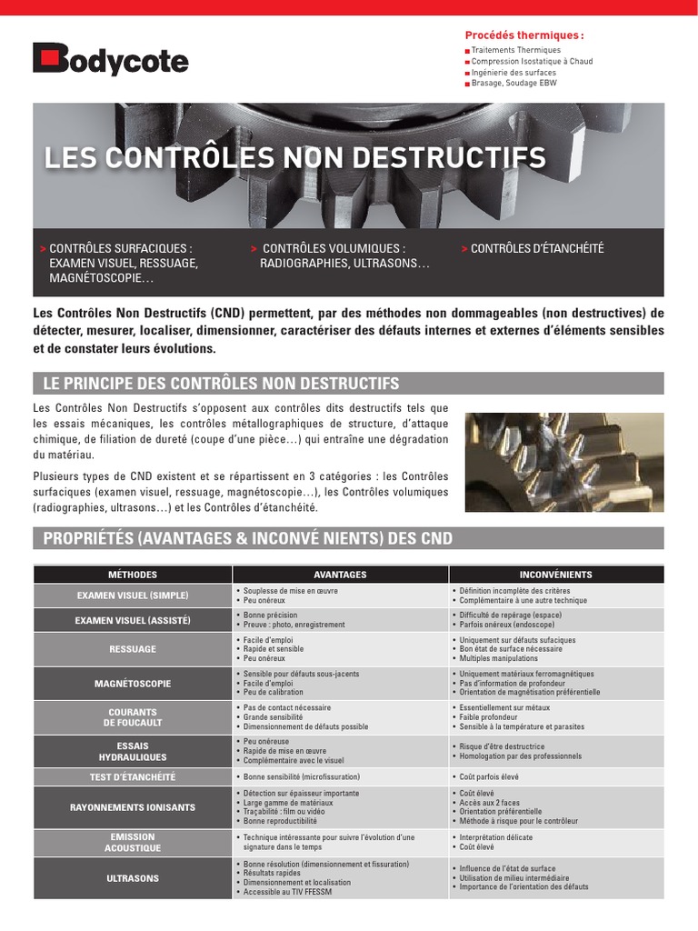 Controles Non Destructifs - FR PDF | PDF