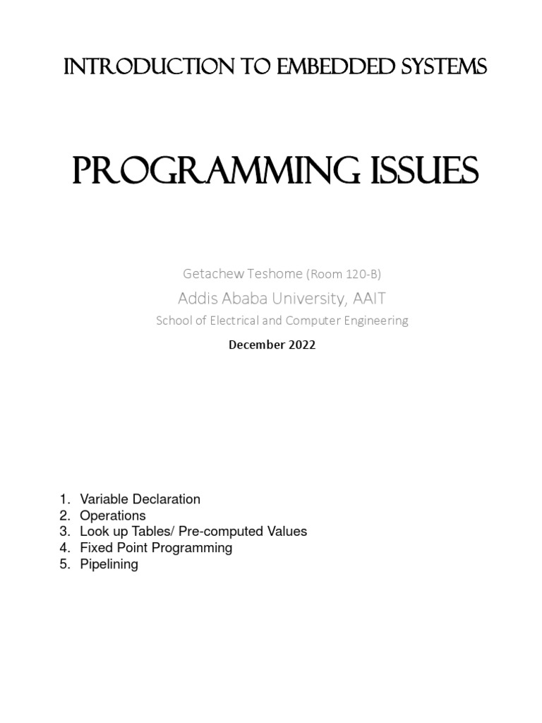 Lecture 7 - Programming Issues | PDF | Computing | Computer Science