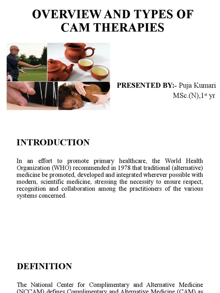 Cam Therapy | PDF | Alternative Medicine | Ayurveda