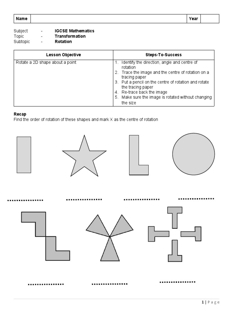Notes - Transformation (Rotation) | PDF | Angle | Classical Mechanics