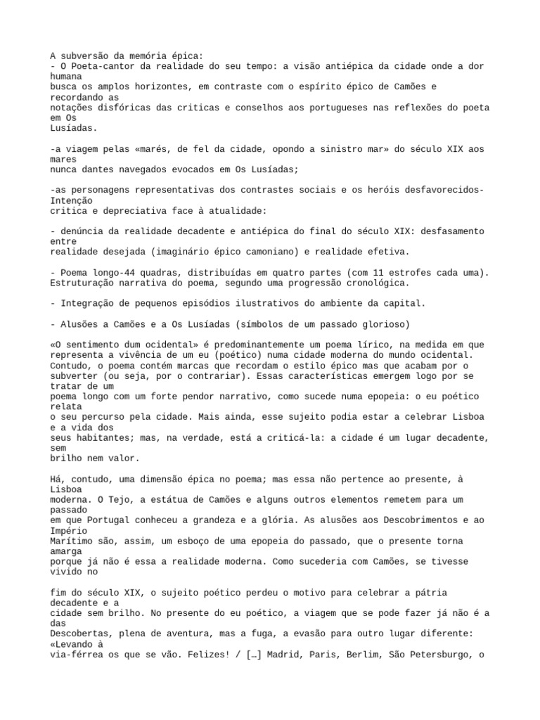 Subversão Épica | PDF | Poesia épica