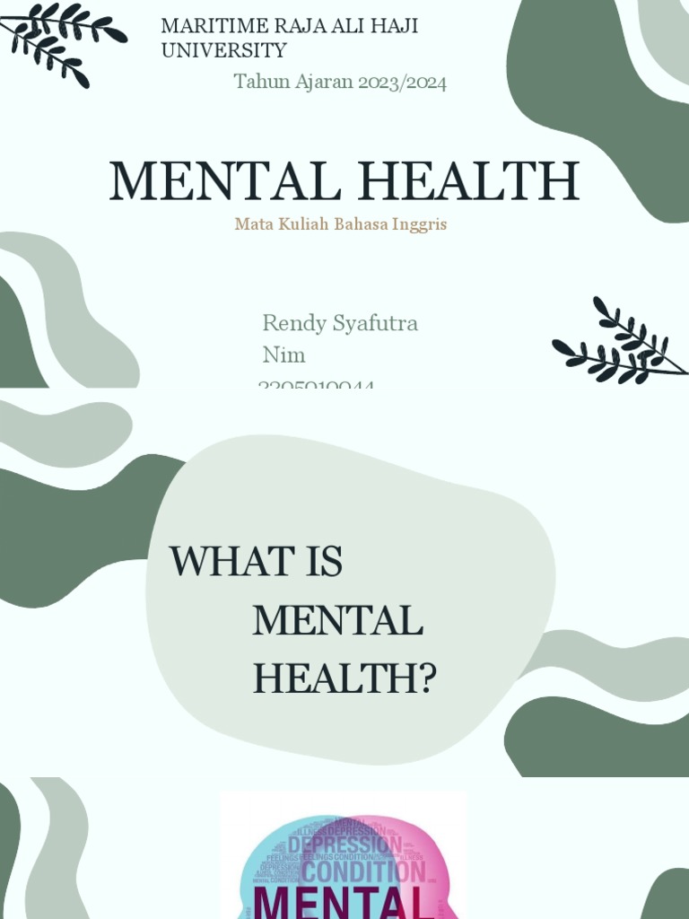 Mental Health Rendy Syafutra.pptx | PDF