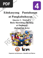 Basic Sketching, Shading at Outlining | PDF