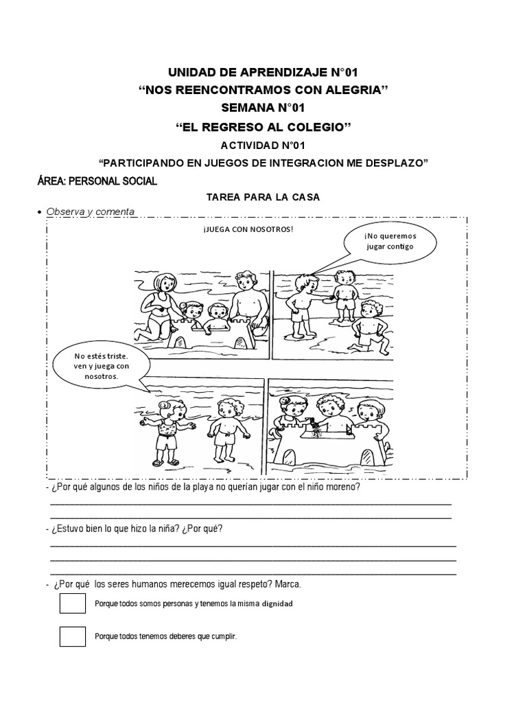 2° Marzo - Tarea para La Casa | PDF | Color | Temporada de primavera)