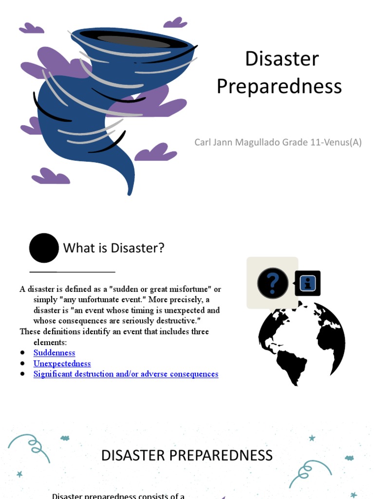 Preparing for the Unexpected: A Guide to Disaster Readiness | PDF ...