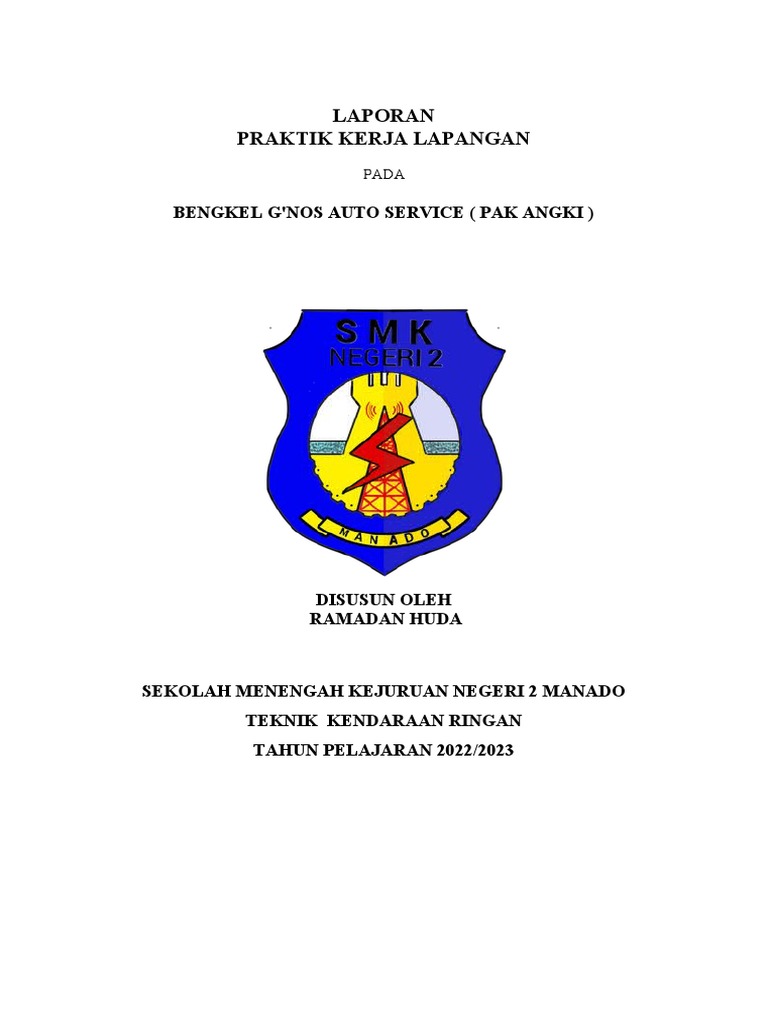 Laporan PKL di Bengkel G'NOS Manado | PDF