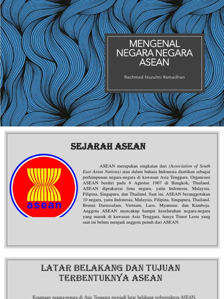 Mengenal Negara Negara Asean PDF | PDF