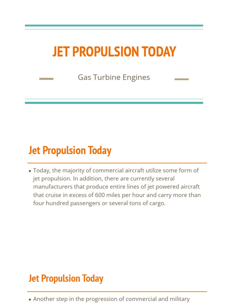 AMTE 130 - Lesson 2 - Types of Jet Propulsion | PDF | Jet Engine | Propulsion