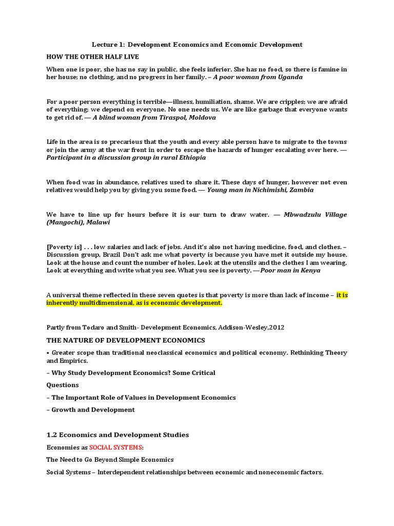 EcoDev Reviewer | PDF | Sustainability | Millennium Development Goals