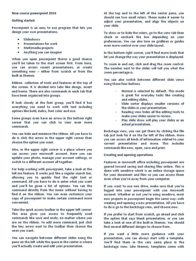 Chapter 10 Ms Powerpoint Advanced Features 1 | Download Free PDF | Microsoft Power Point ...